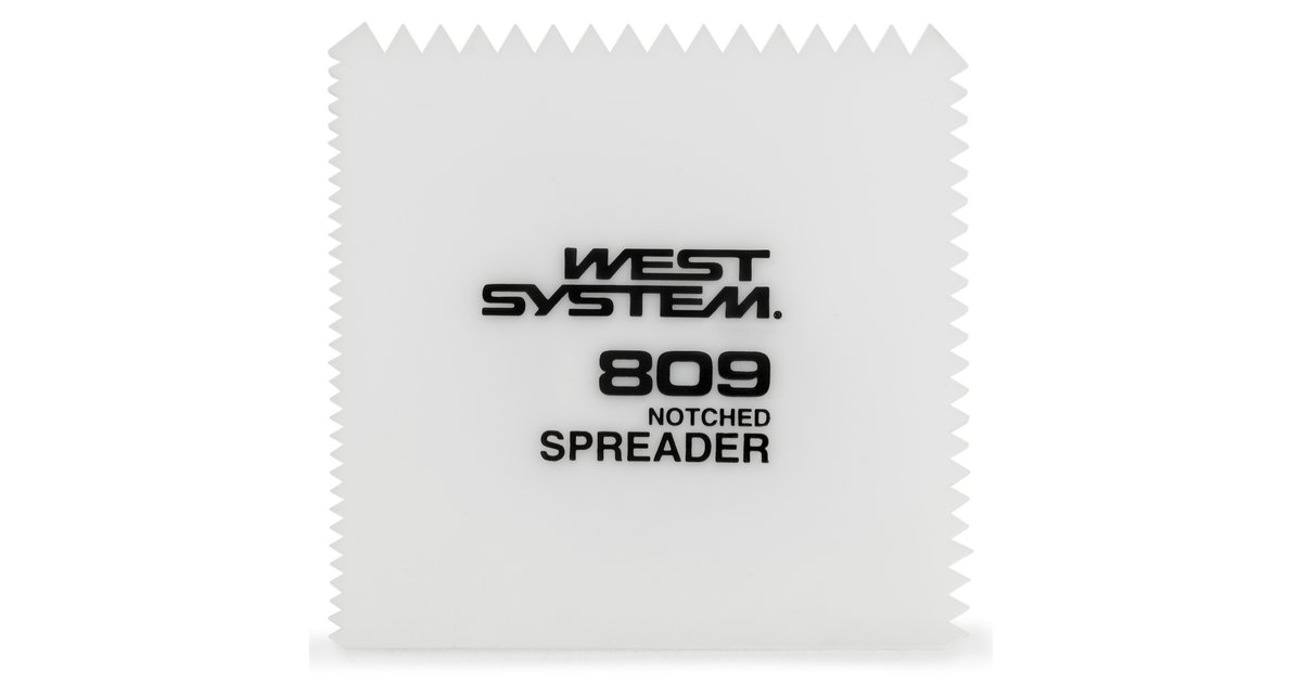809 Notched Spreader - West System - Ardec - Finishing Products