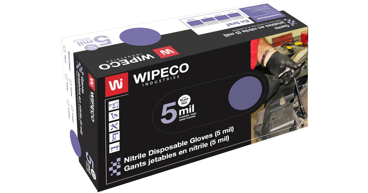Nitrile Disposable Gloves - Wipeco - Ardec - Finishing Products