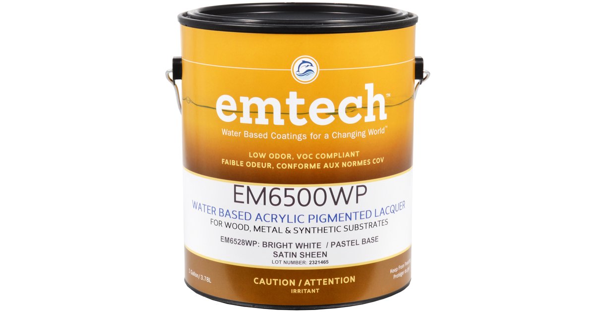 EM6500 Water based Acrylic Pigmented Lacquer - Emtech - Ardec ...