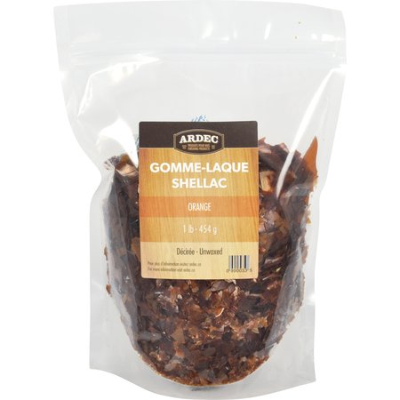 Dewaxed Orange Shellac Flakes - Ardec - Ardec - Finishing Products
