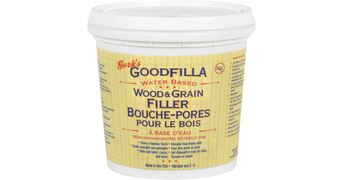 GoodFilla Water-based Wood & Grain Filler - Goodfilla - Ardec ...
