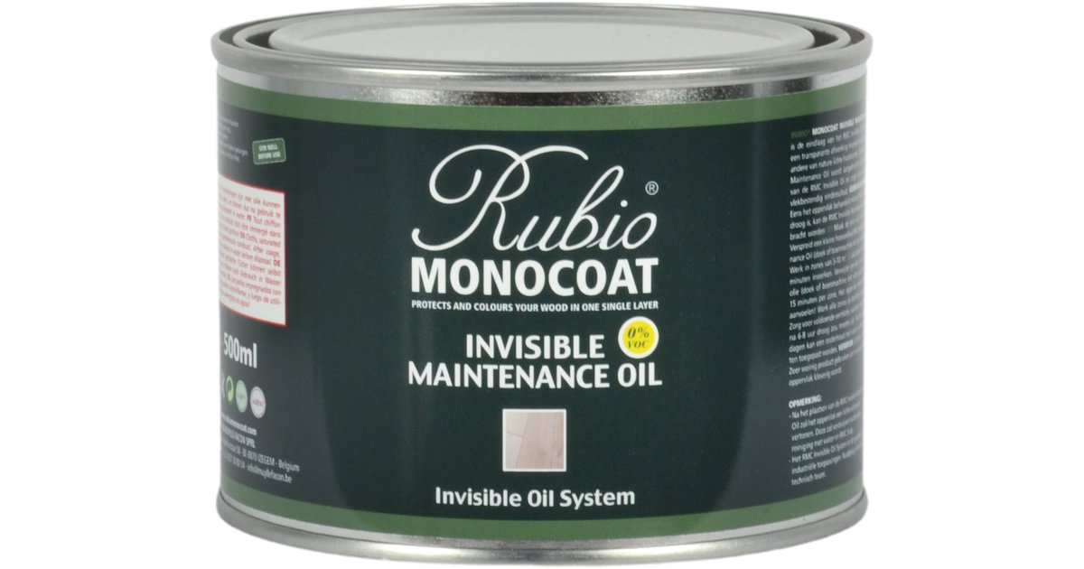 RMC Invisible Maintenance Oil - Rubio Monocoat - Ardec - Finishing Products