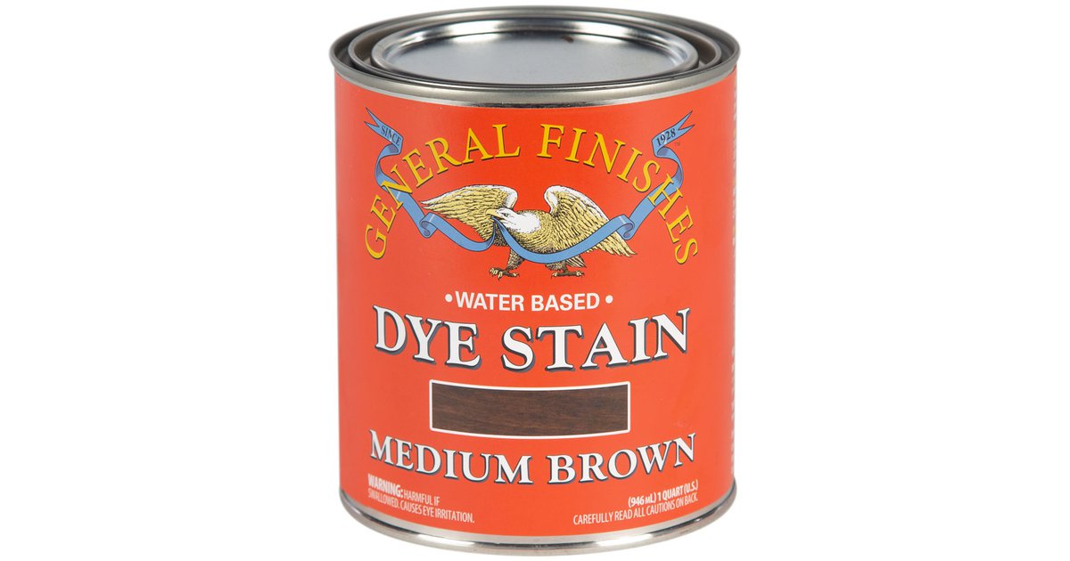 Water Based Dye Stain - General Finishes - Ardec - Finishing Products