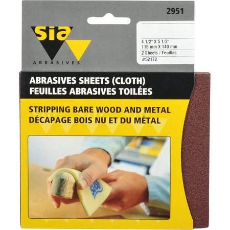 Foam Backed Abrasive - 2951 siatur h siasoft- 4 ½ x 5 ½" - SIA ...