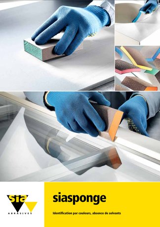 Sanding Sponge - 7983 siasponge flex - 3 ¾ x 4 ¾ x ½" - SIA Abrasives ...